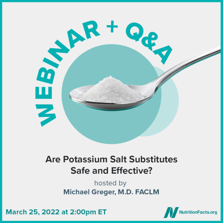 Live Webinars with Dr. Greger | NutritionFacts.org