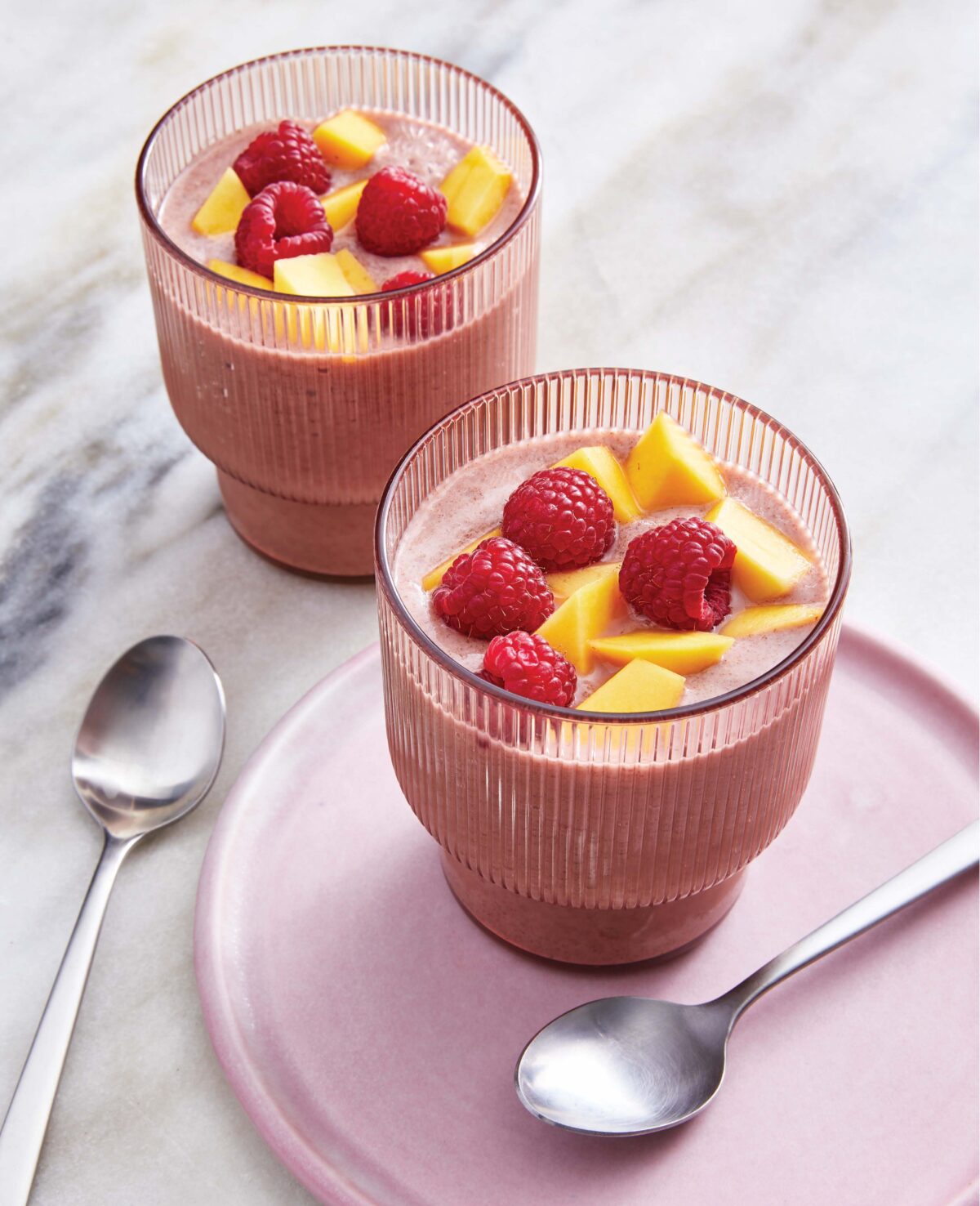 Mango-Raspberry Chia Pudding Recipe