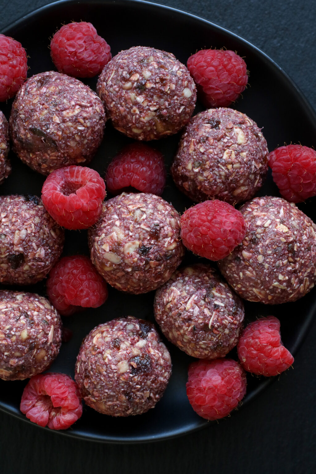 Healthy Raspberry Power Balls Recipe