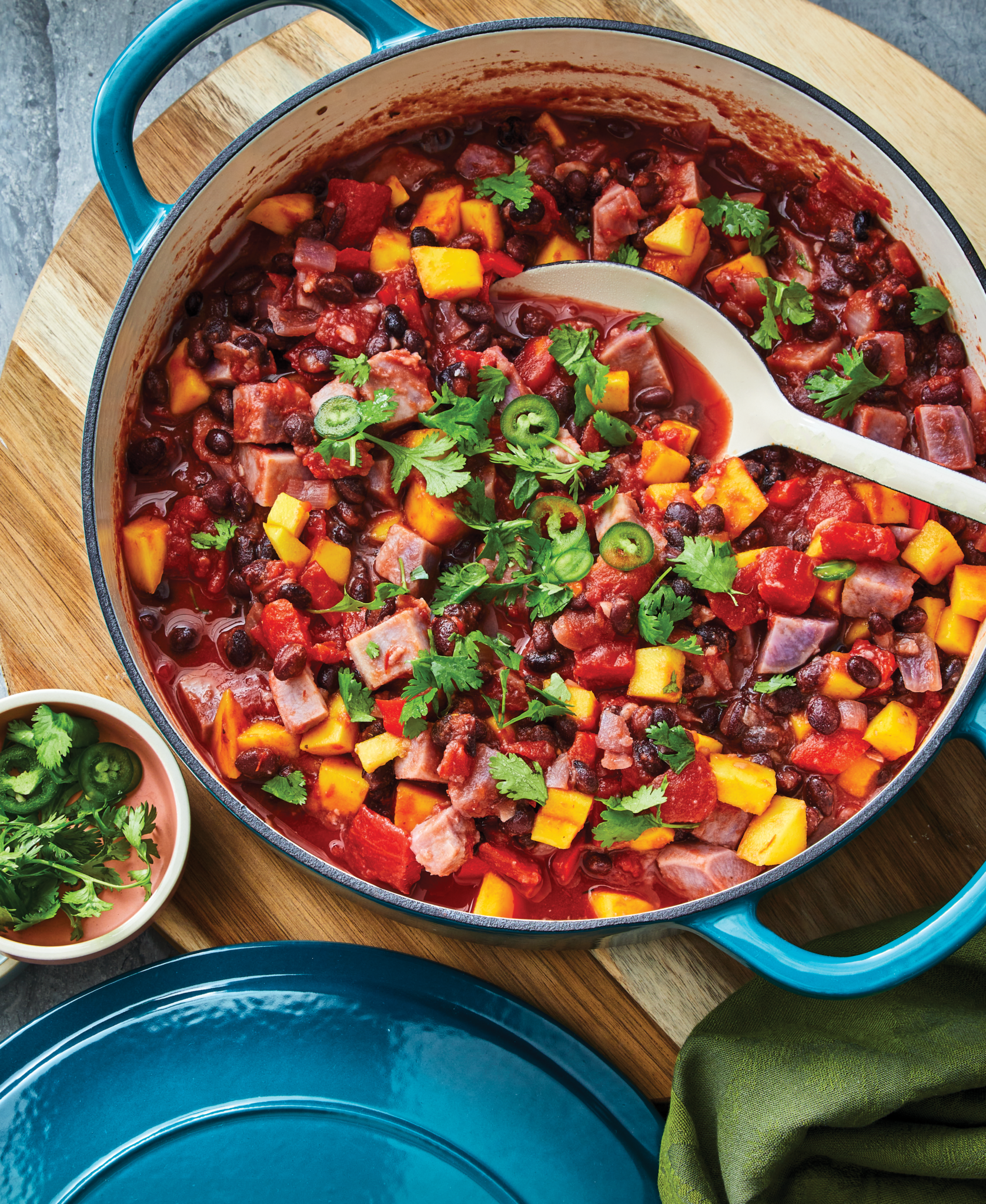 Black Bean Stew with Purple Sweet Potatoes Recipe